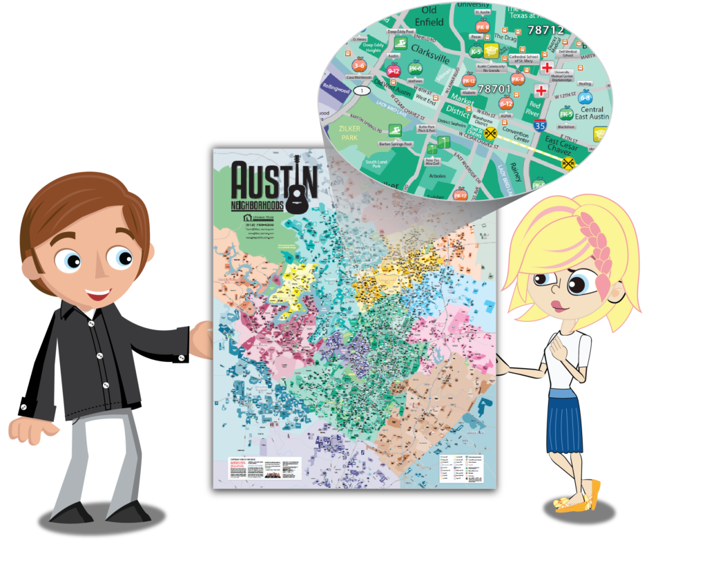 printed-map | Maps of Austin - Neighborhood Maps of Austin, Texas